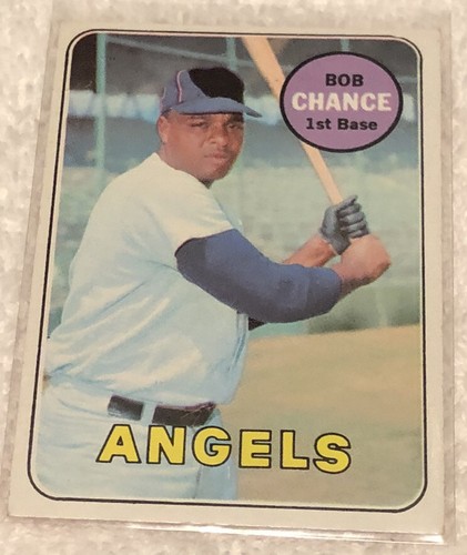1969 Topps #523 Bob Chance California Angels 1st base RC | eBay
