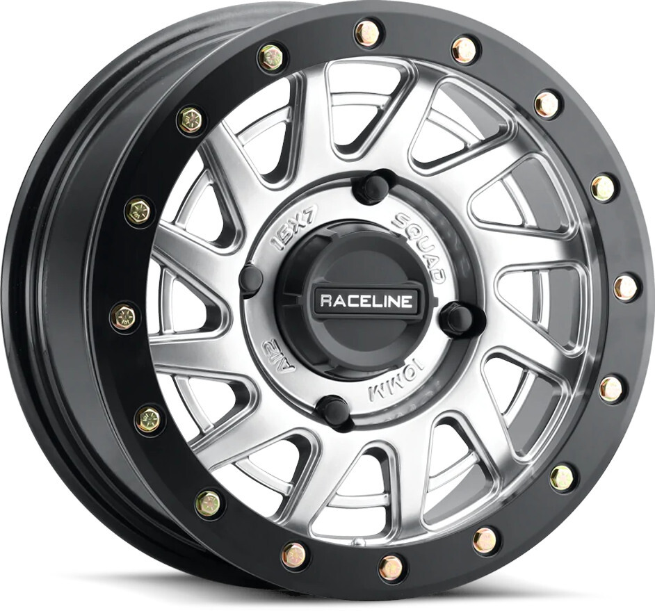 Kit 4 System 3 XTR370 Tires 33x10-15 on Raceline Squad Beadlock ...