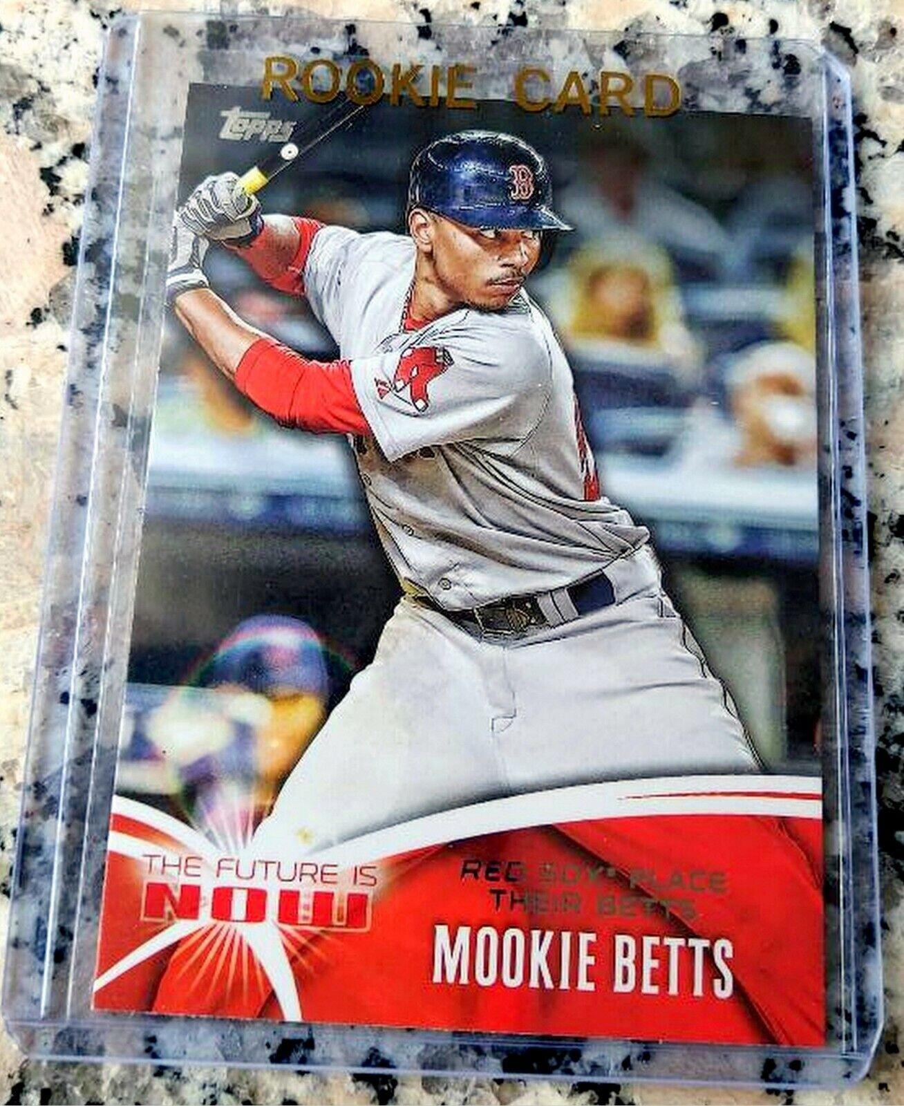 MOOKIE BETTS 2014 Topps Rookie Card RC SP Red Sox Los Angeles Dodgers ...