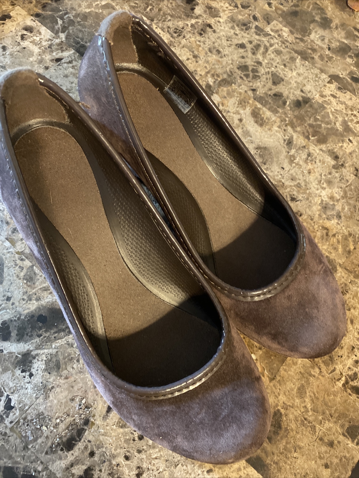 Crocs Womens 5 Classic Pump Wedge Dress Heels Shoes B… - Gem