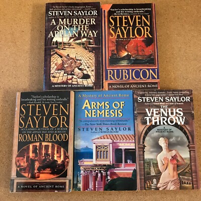 Lot 5 Steven Saylor Cozy PB Book All "A Mystery of Ancient Rome" Venus ...