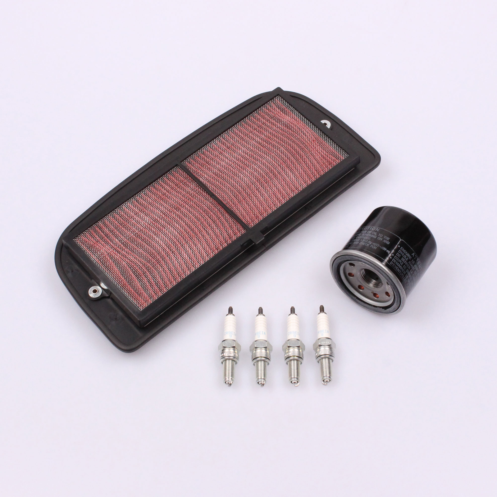 Air Filter Oil Filter Spark Plugs Maintenance Set for Yamaha YZF-R1 ...