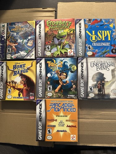 Nintendo gameboy advance Color GBC GBA Lot Of 7 CIB Video Games | eBay