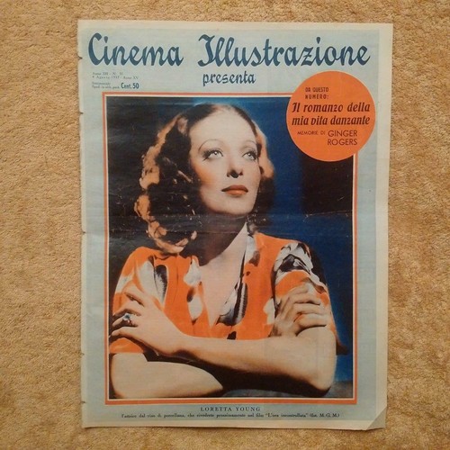 LORETTA YOUNG Front Cover 1937 Ginger ROGERS MARX BROTHERS | eBay