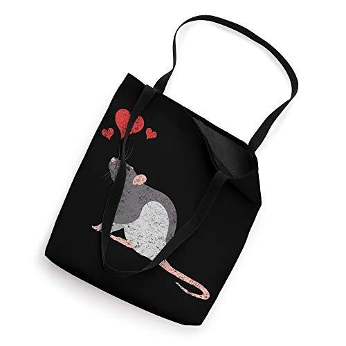 Cute Rat Lover Heart Beat Rodent Gift Tote Bag | eBay