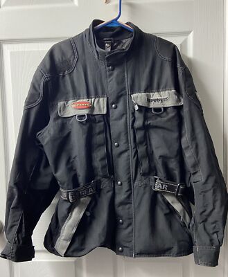 First Gear Jacket Women’s Large Black Kilimanjaro Motorcycle Hypertex ...