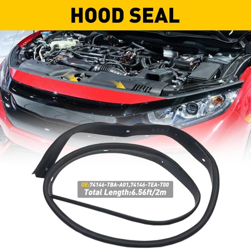Hood Rubber Seal Gasket Replacement For 2016-2019 Honda Civic 74146-TBA ...