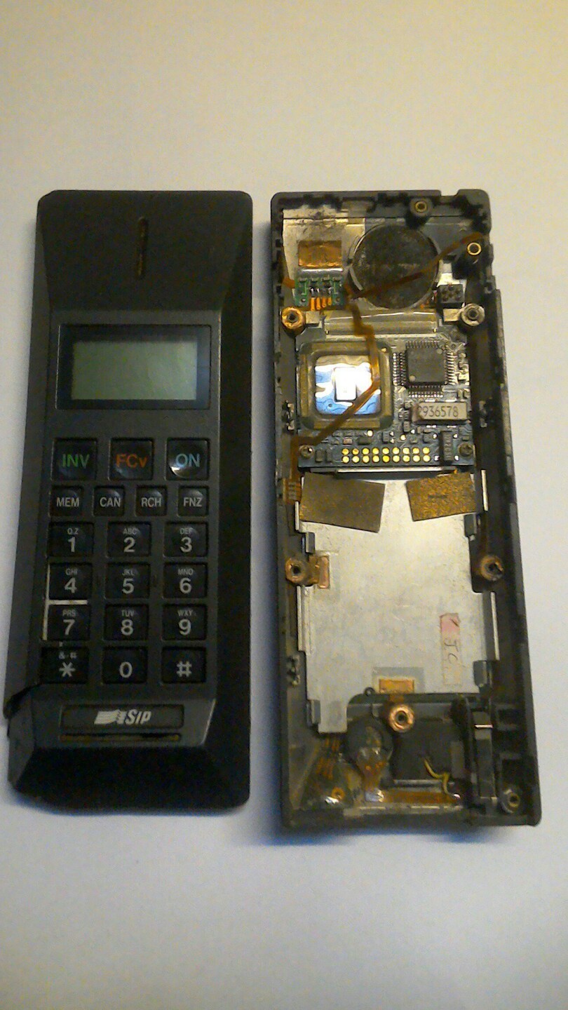 NEC P4 TELEFONO CELLULARE E-TACS NR.02 PARTI FRONTALI USATE PER RICAMBI ...