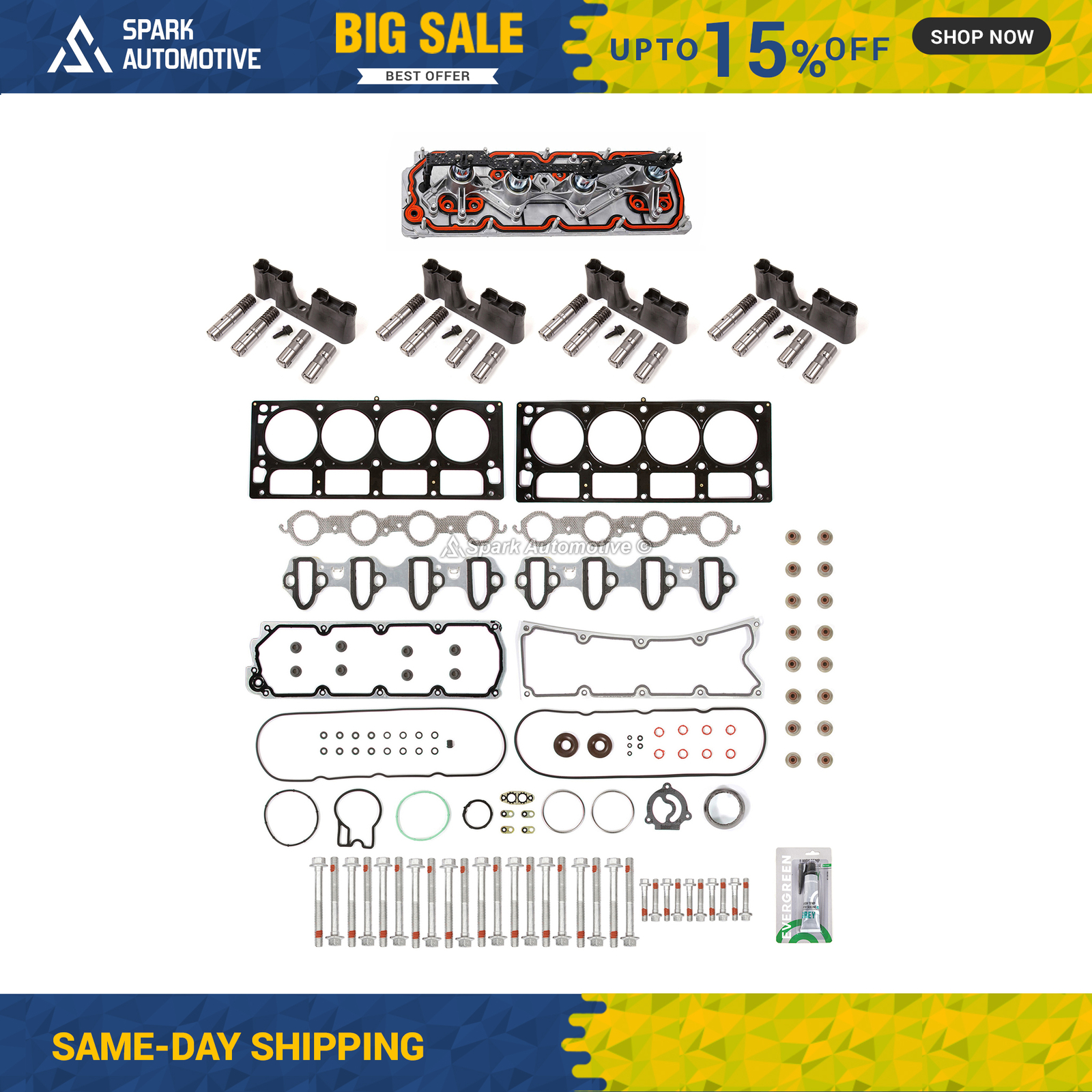 05-13 Chevy GM 6.0 6.2 AFM DOD Replacement Kit Gaskets Lifters Trays ...