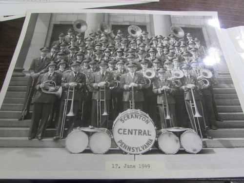 1949 SCRANTON CENTRAL MARCHING BAND - SCRANTON PA - VINTAGE PHOTO 8 X ...