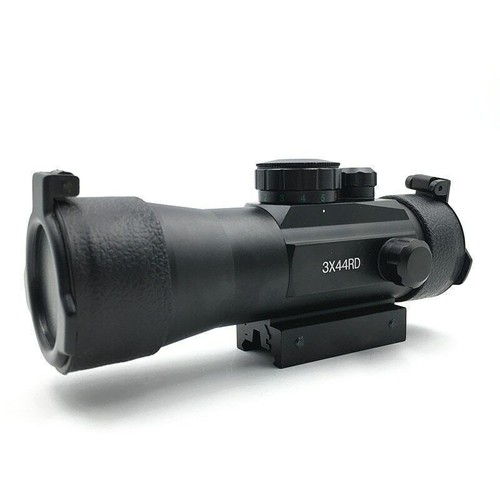 Hunting 3X44 Riflescope Fit 11/22mm Red Green Dot Sight Scope Optics US ...
