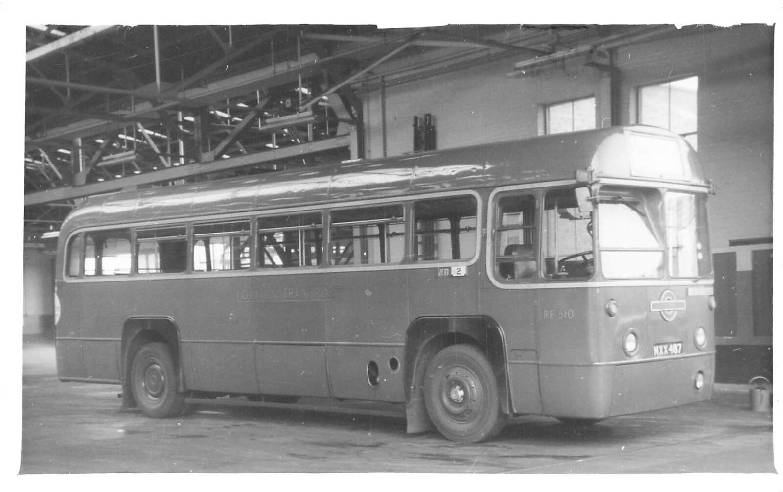 Vintage Photograph Single Decker Bus - RF 510 London Transport (Z2 ...