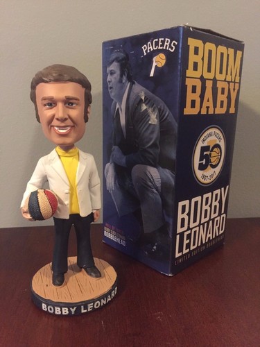 Indiana Pacers Bobblehead Coach Bobby "Slick" Leonard / Boom Baby! NIB ...