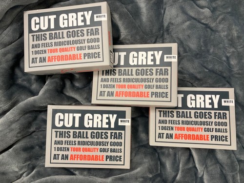 🏌️Cut Golf Cut Grey Golf Balls White 4x (1 Dozen) 48 Total Ball, New ...
