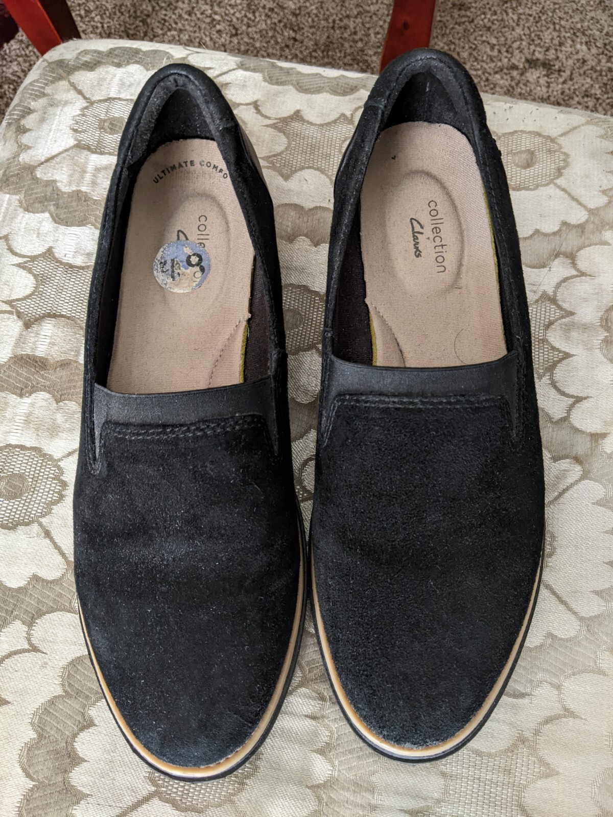 Collection By Clarks Women's Size Black Ultimate Comfort Shoes 8 1/2 | eBay