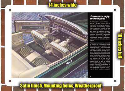 Metal Sign - 1967 Ford Fairlane (Sign Variant #07) | eBay