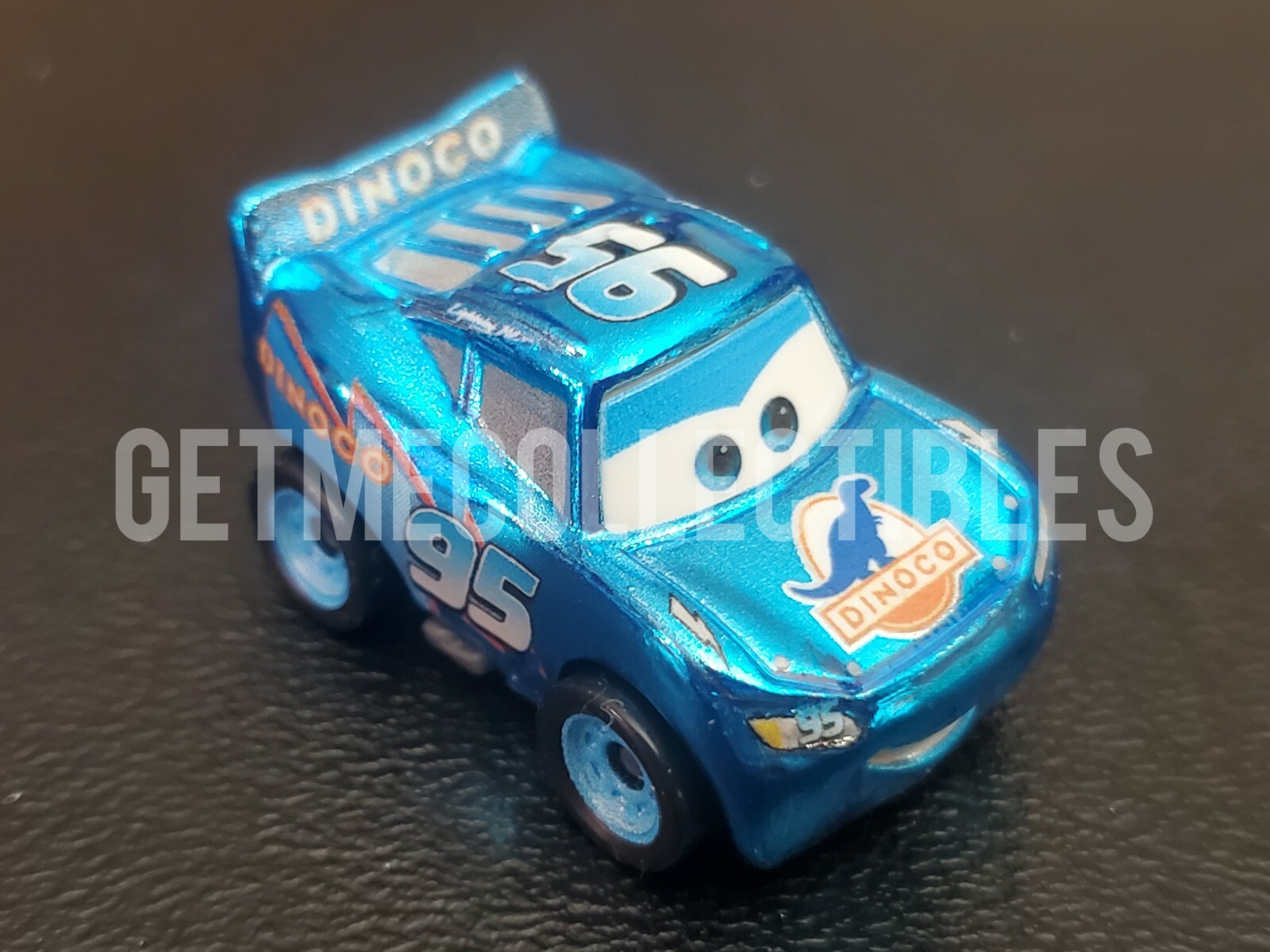 DISNEY PIXAR CARS MINI RACERS METALLIC DINOCO MCQUEEN BOX #38 FREE SHIP ...