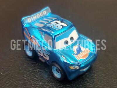DISNEY PIXAR CARS MINI RACERS METALLIC DINOCO MCQUEEN BOX #38 FREE SHIP ...