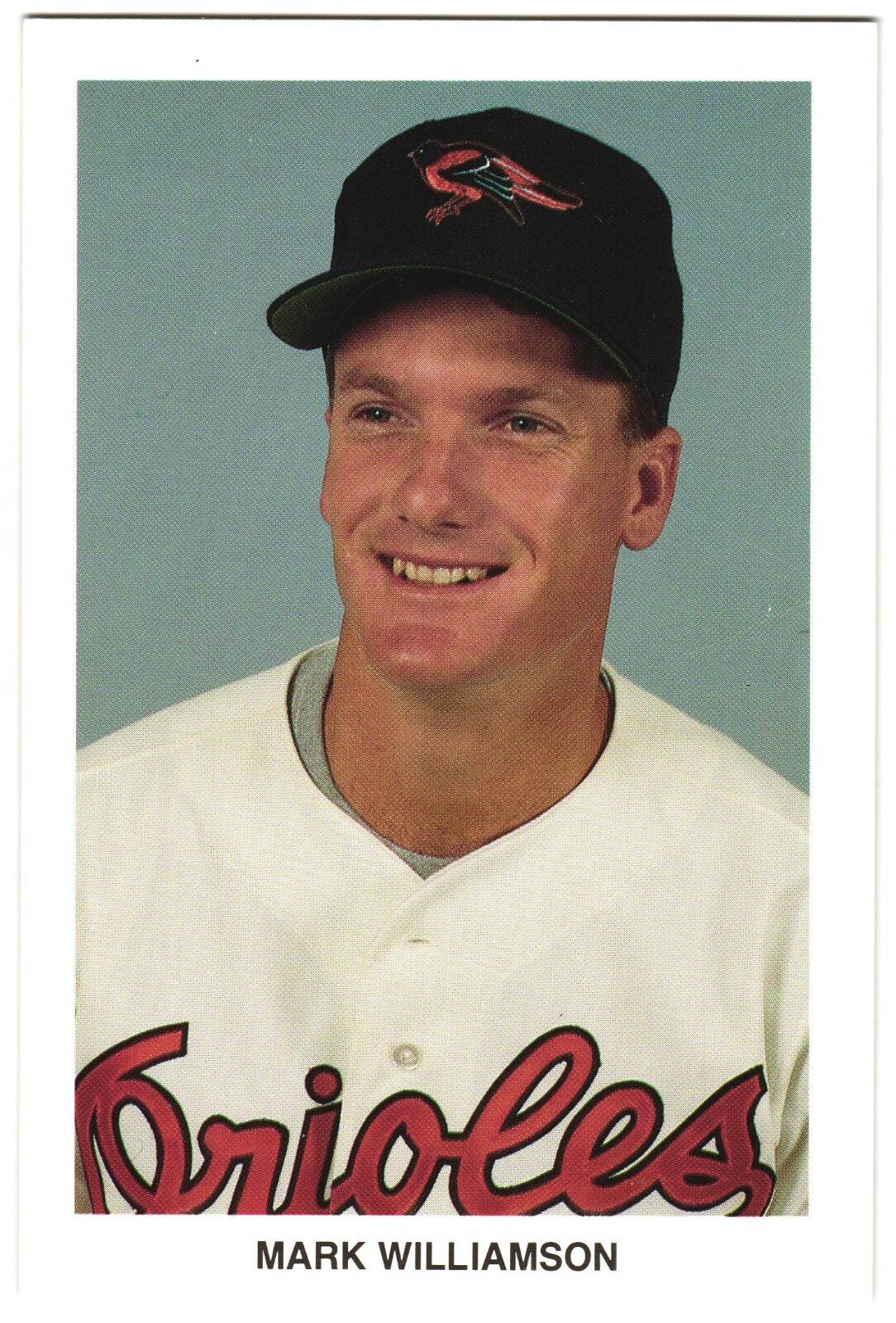 Mark Williamson Baltimore Orioles Post Card Unposted | eBay