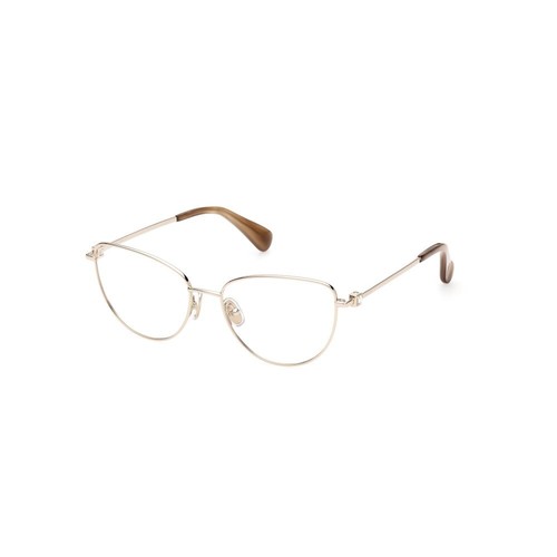 Max Mara MM5047 032 Pale Gold Cat Eye Metal Optical Eyeglasses Frame 53 ...