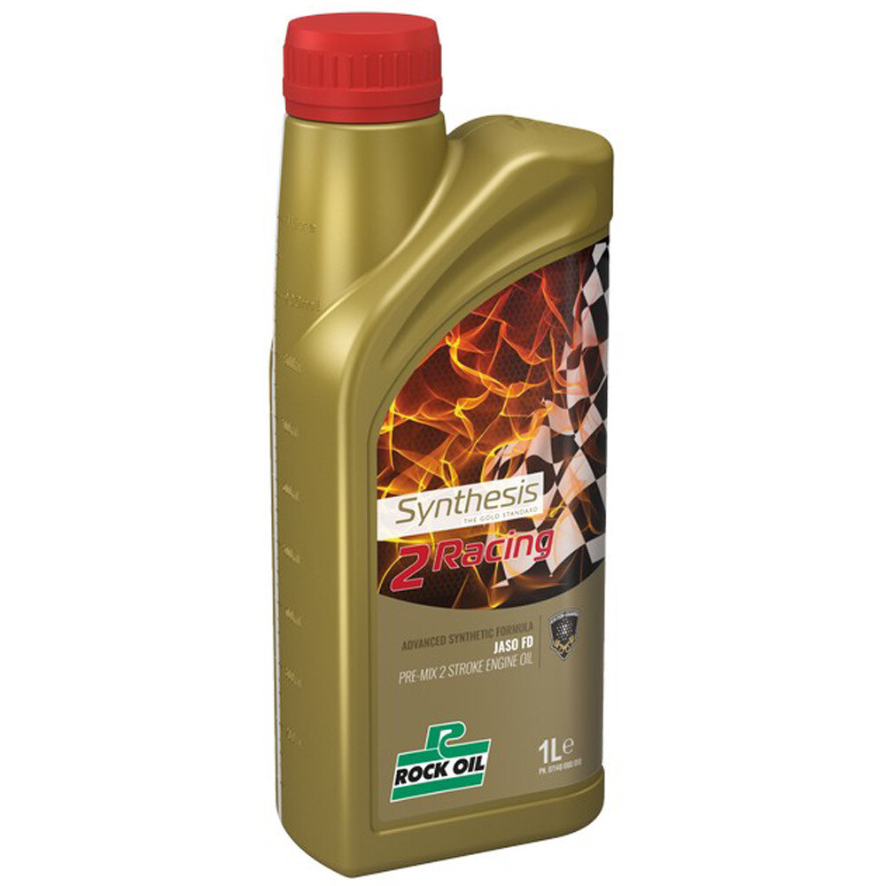Rock Oil Mx 1L Synthesis 2 Racing Fully Synthetic 2 Stroke Motocross ...