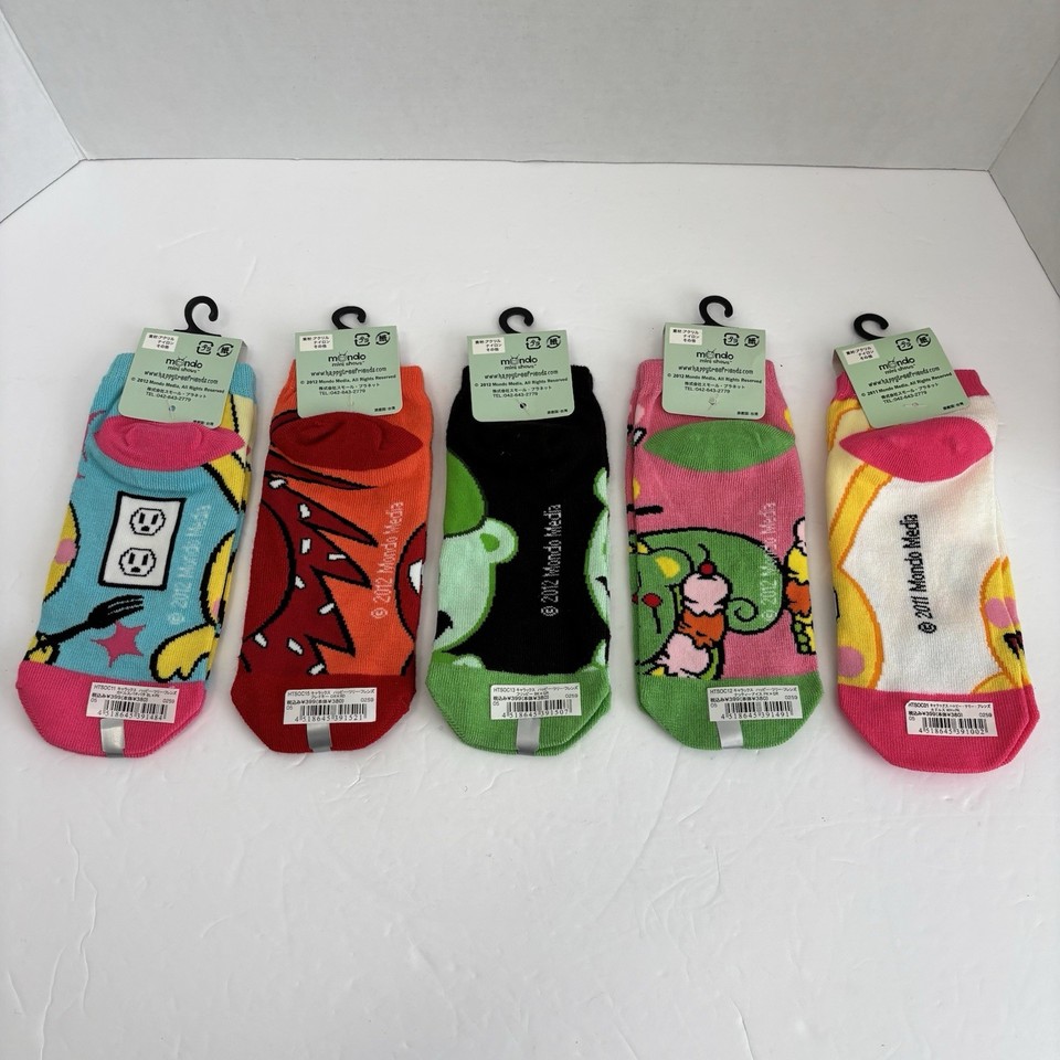 5 NEW Happy Tree Friends 2011-12 Socks 22-24cm Cuddles Giggles Flippy ...