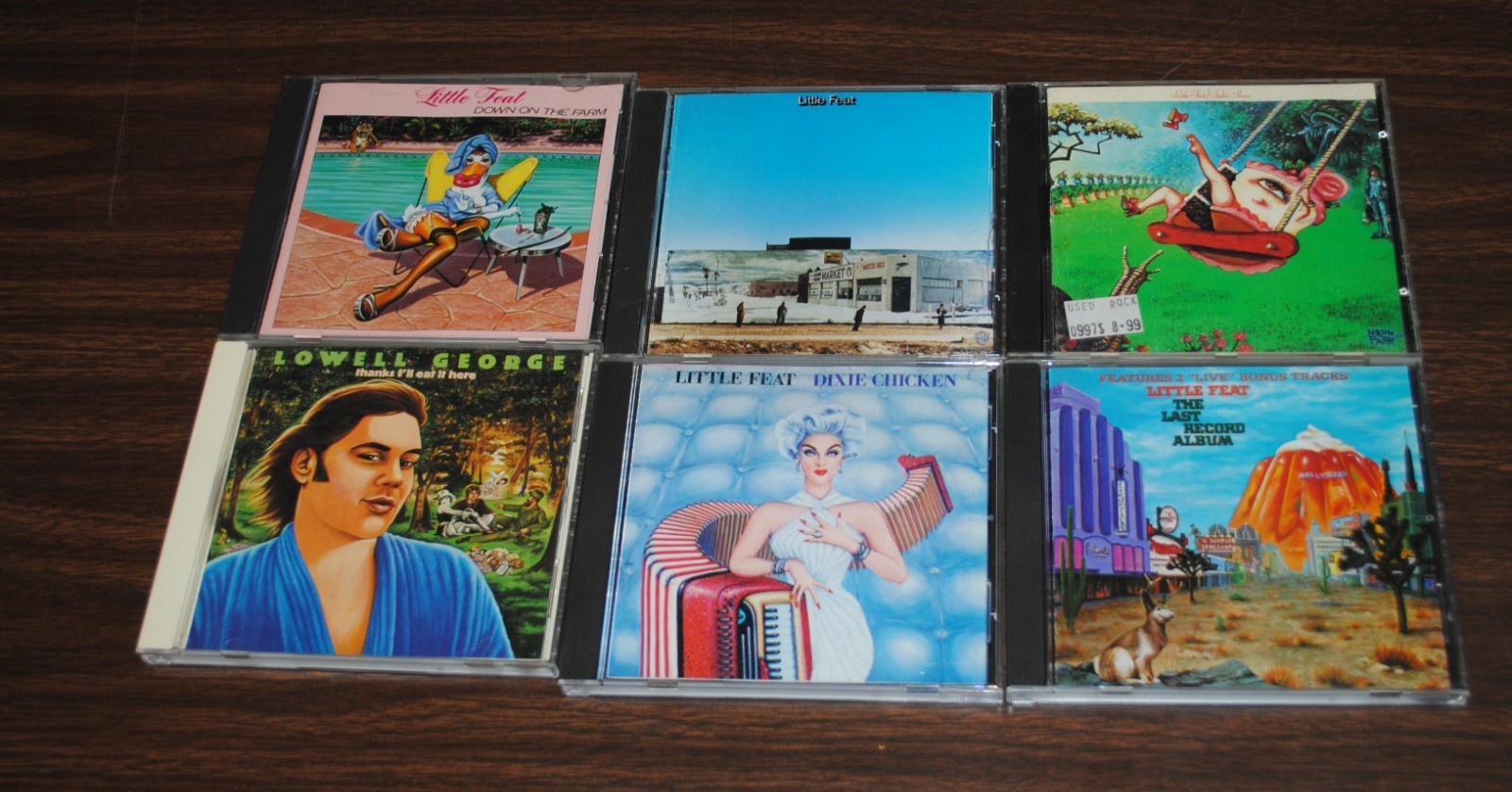 Little Feat/Lowell George~Large Lot of 6 (EX) CDs~S/T~Dixie Chicken ...