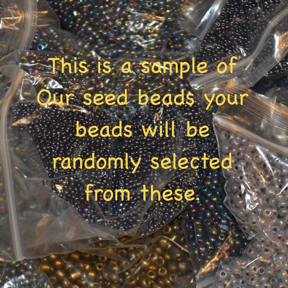 Large Huge Lot 4 Pounds Jewelry Making NWOT Seed Beads Glass Random ...