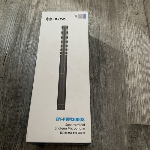 BOYA Professional XLR Supercardioid Shotgun Microphone BY-PVM3000S #196 | eBay