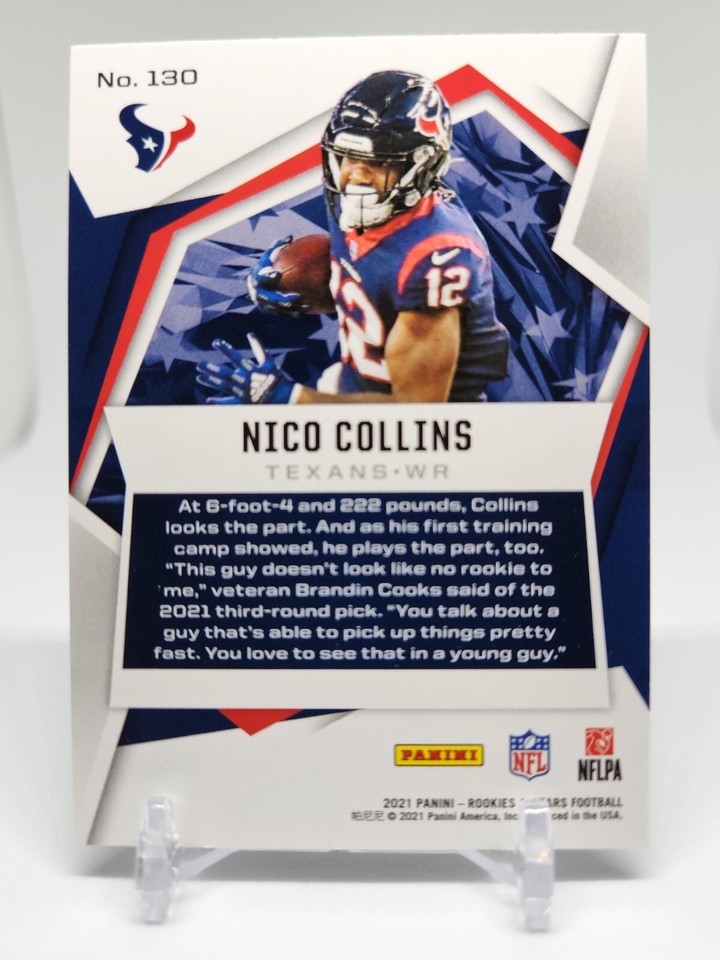 2021 Panini Rookies and Stars Nico Collins #130 - Houston Texans | eBay