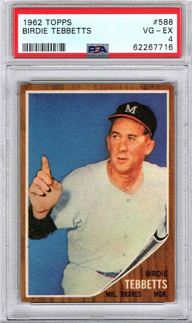1962 Topps - High # #588 Birdie Tebbetts for sale online | eBay