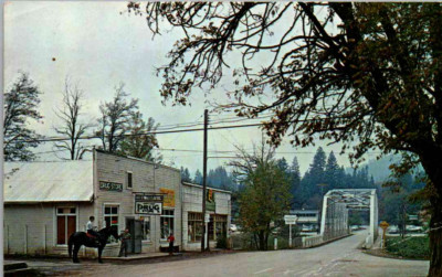 Happy Camp, California - Showing the bridge and city of Happy Camp ...