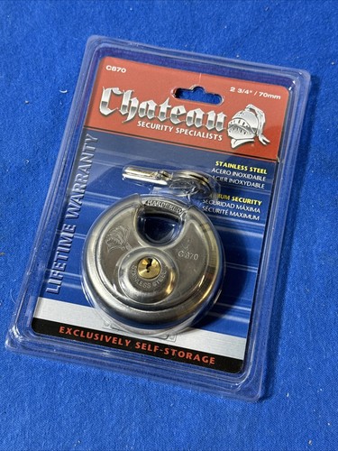 C870 Chateau Security round disk lock New 2 3/4” 70mm | eBay