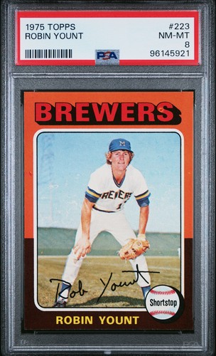 1975 Topps Robin Yount RC #223 Rookie PSA 8 | eBay