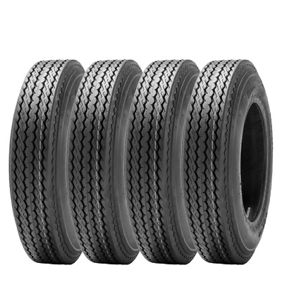 Set 4 Heavy Duty 5.30-12 Trailer Tires 6Ply 5.30x12 530-12 Tubeless ...