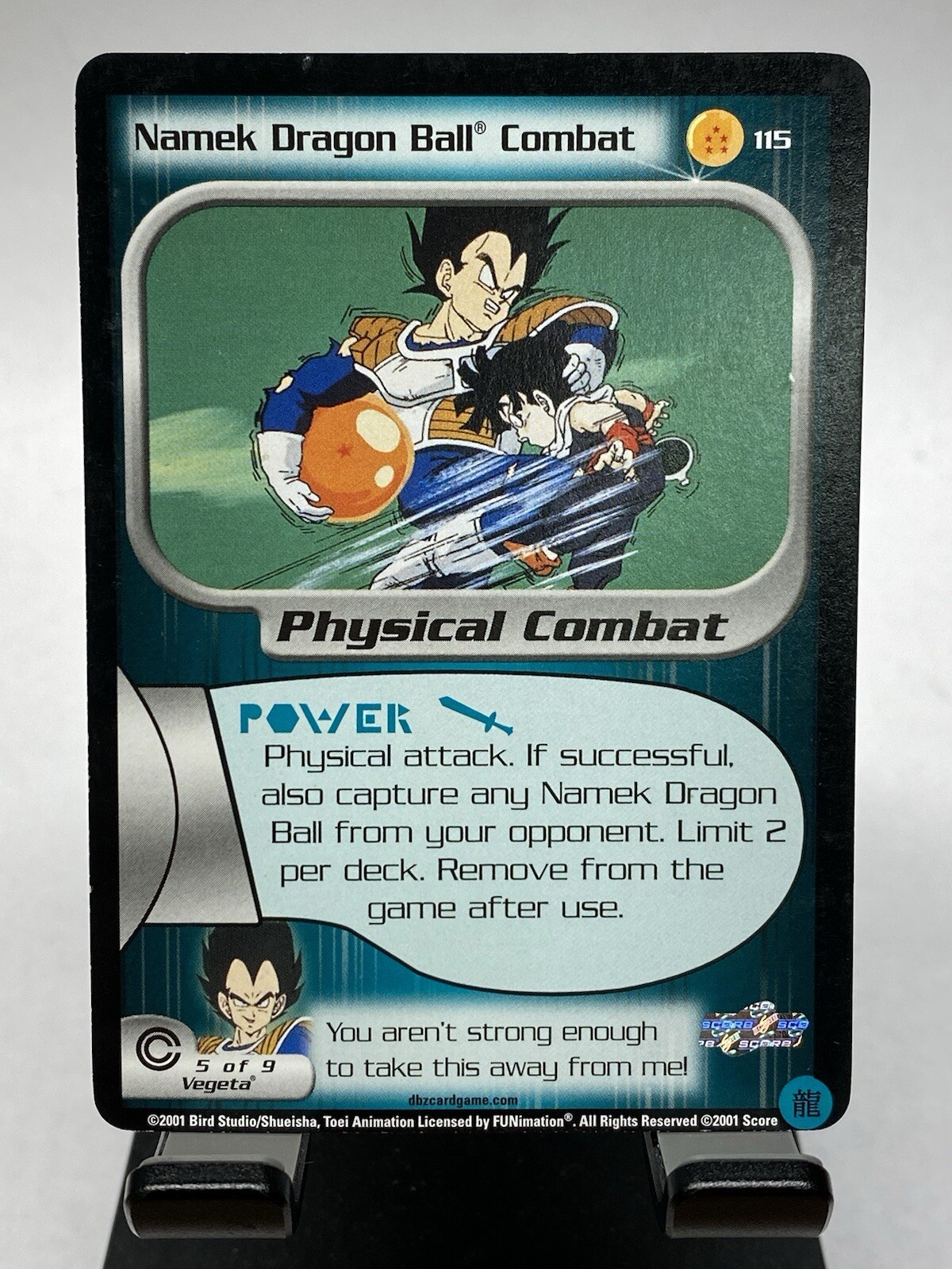 DBZ: Namek Dragon Ball Combat #115 Rare Limited 2001 MP Trunks Saga ...