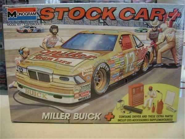 Monogram NASCAR 1990 # 12 Miller Buick Regal Bobby Allison Stock Car ...