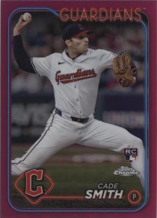 2024 Topps Chrome Update Series - Cade Smith #USC188 Magenta Refractor ...