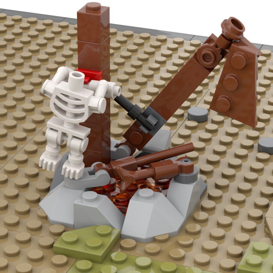 Horror Village MOC Building Blocks Set, Spooky House Model Bricks ...