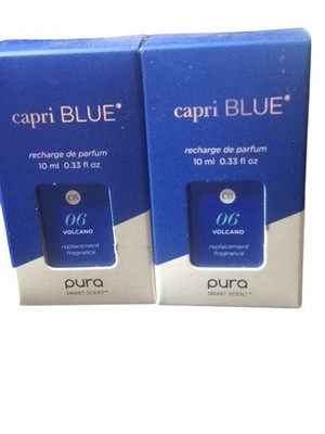 2 pk Pura Capri Blue Volcano Refill -Smart Diffuser -Citrus Luxury ...