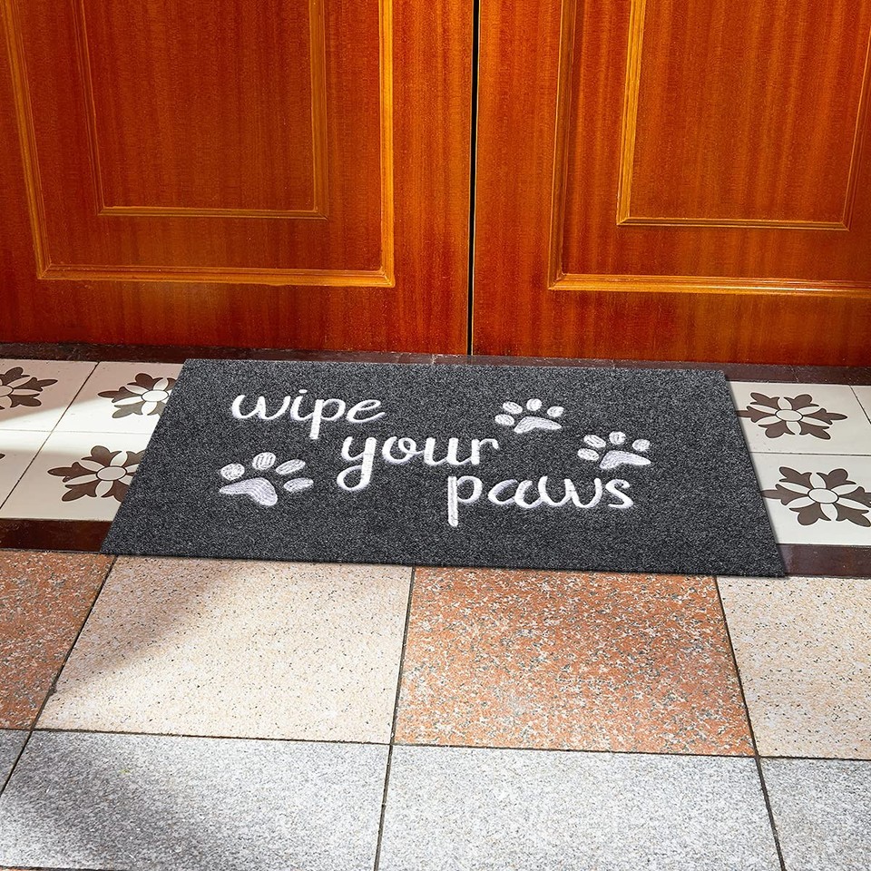 Welcome Door Mats for Entrance Funny Door Mat Wipe Your Paws Floor Mat ...