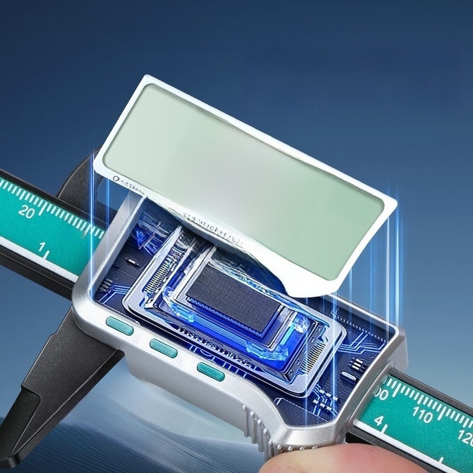 Digital Caliper 0-150mm with 2.1 inch Clear LCD Screen and High ...