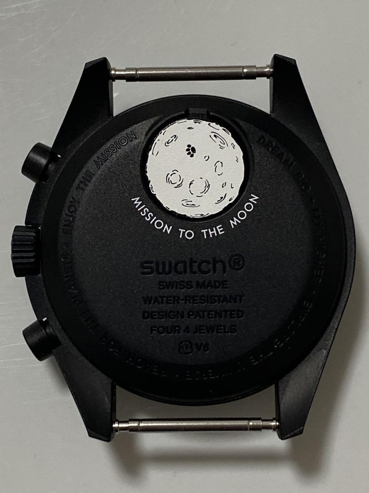 OMEGA SWATCH Omega Swatch Snoopy Black Speedmaster Rare Collection 0714b | eBay