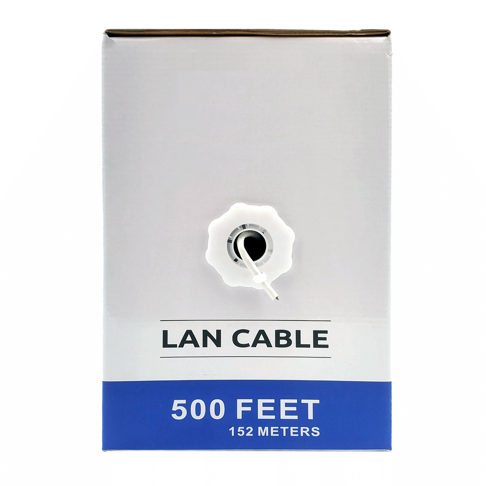 CAT6 500ft bulk Cable Pull Box LAN Ethernet Network Cable UTP CCA CE ...