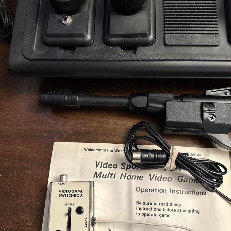 VTG 1977 Video Sports Model VS-7 Game Console Video Pong - Complete ...