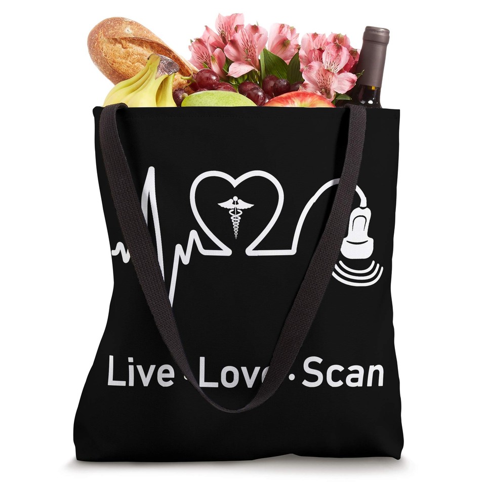 Sonographer Live Love Scan Ultrasound Radiologist Gift Tote Bag | eBay