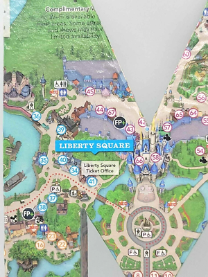 Disneyland Splash Mountain Map