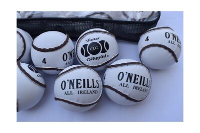 O'Neills Hurling Balls Sliotars GAA Official Size 4 Balls CLG Logo(12 ...