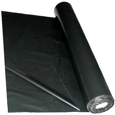 Black Polythene Sheet Ground or Protection Cover 1000 Guage Heavy Duty ...