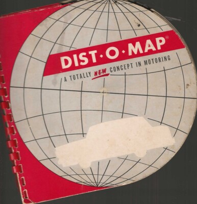 Dist O Map (How to Find out How Far it is from Here to There) | eBay